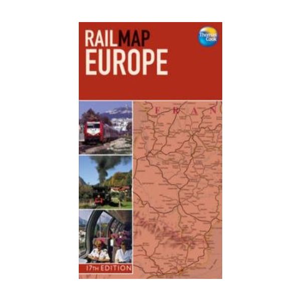 RAIL MAP OF EUROPE. Thomas Cook Publishing 2009 》Книгомания